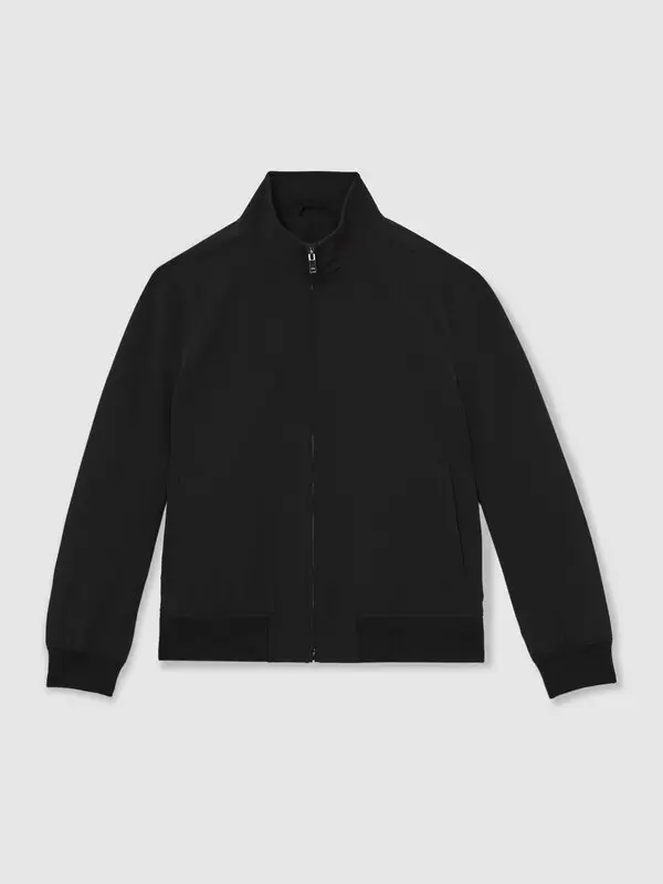 REISS Brad Funnel-neck Technical Jacket