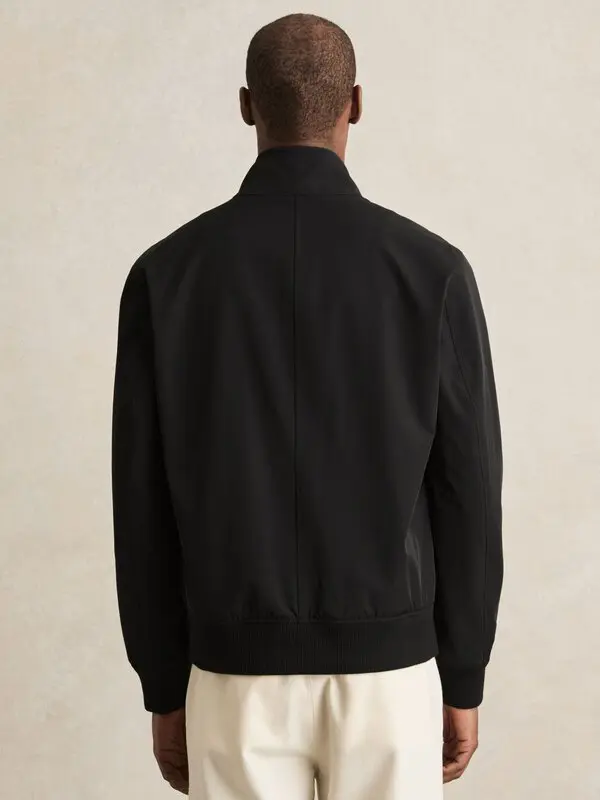 REISS Brad Funnel-neck Technical Jacket