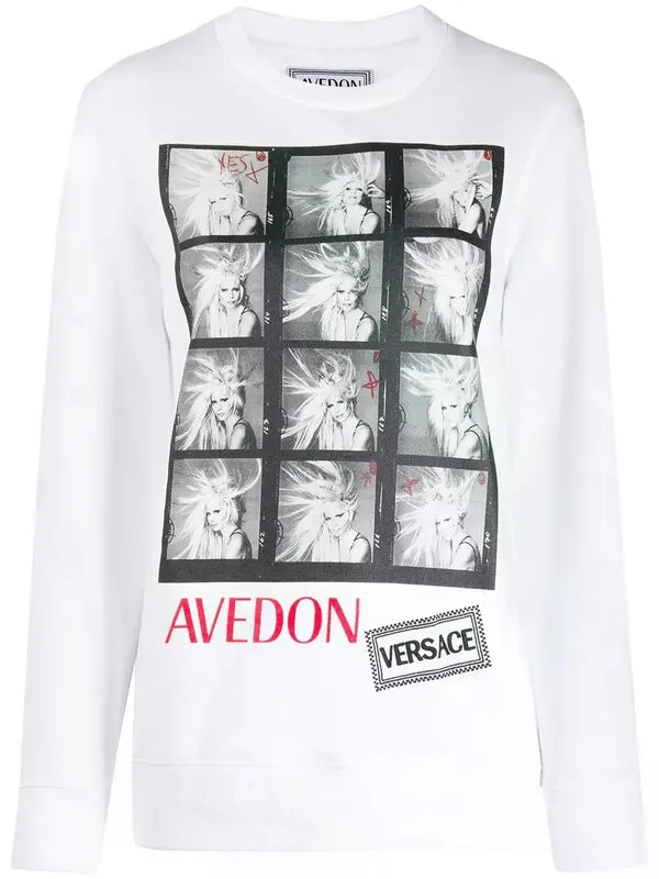 Versace Avedon Print T-shirt - White