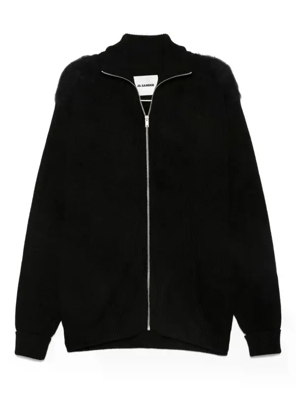 JIL SANDER High-neck Zip-up Cardigan