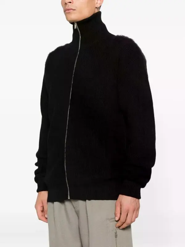 JIL SANDER High-neck Zip-up Cardigan