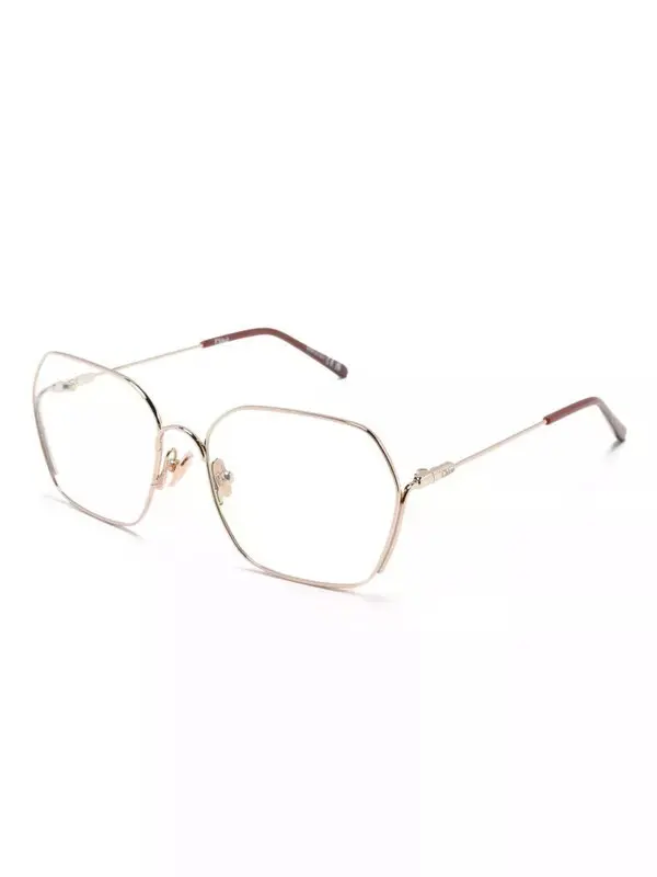 Chloé Metal Geometric-frame Glasses