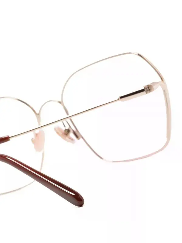 Chloé Metal Geometric-frame Glasses