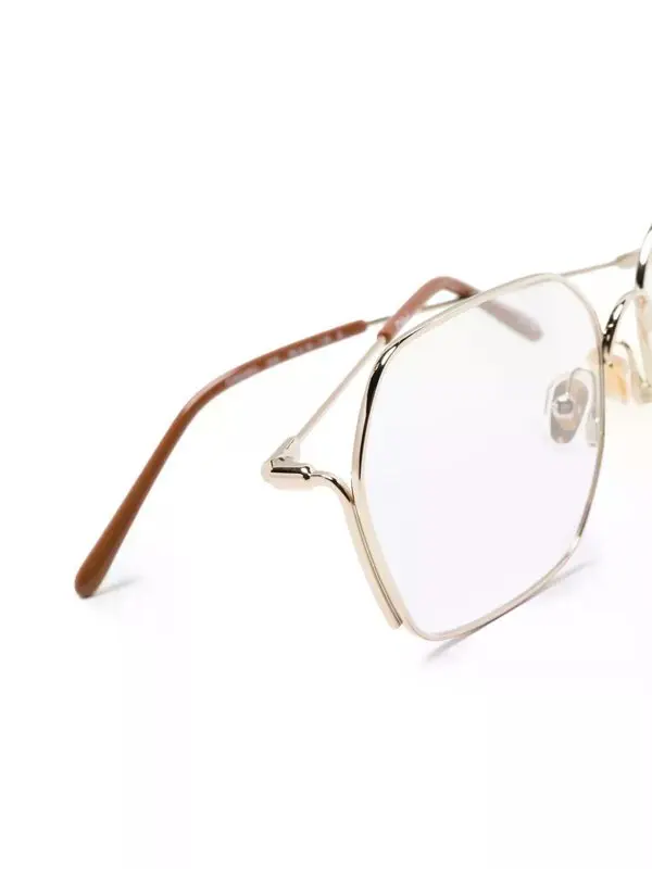 Chloé Oversized Geometric-frame Glasses