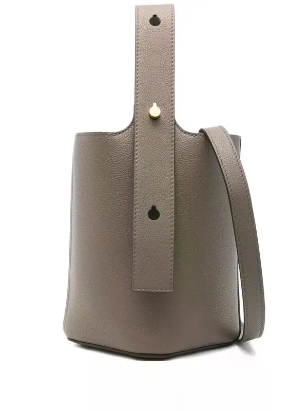Loewe Mini Pebble Bucket Bag - Grey