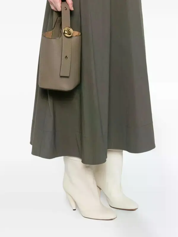 Loewe Mini Pebble Bucket Bag - Grey