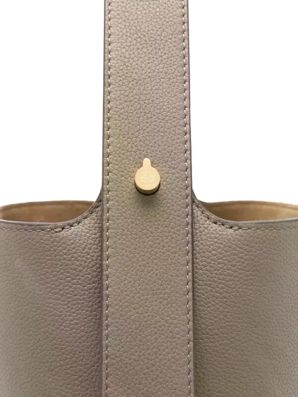 Loewe Mini Pebble Bucket Bag - Grey