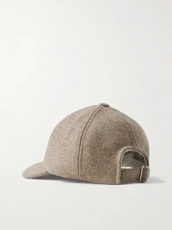 MARANT Tomas Logo-embroidered Virgin Wool Baseball Cap - Neutrals