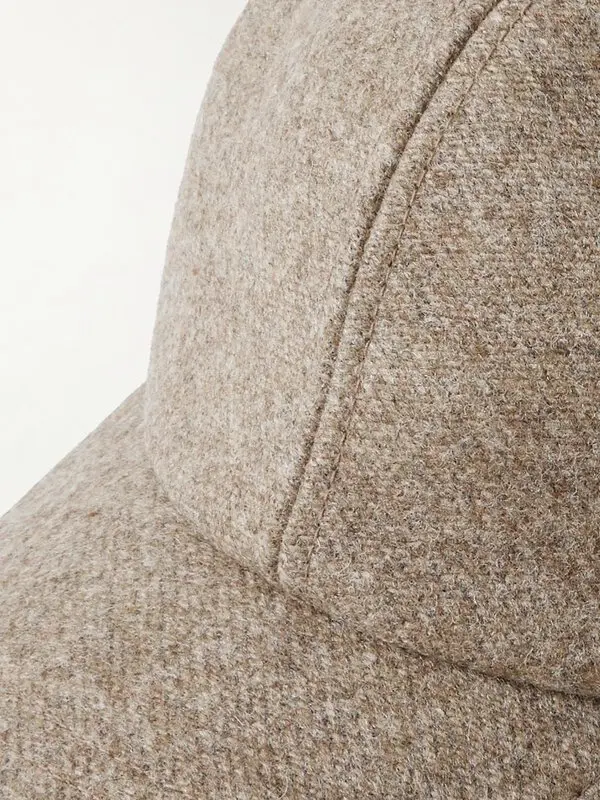 MARANT Tomas Logo-embroidered Virgin Wool Baseball Cap - Neutrals