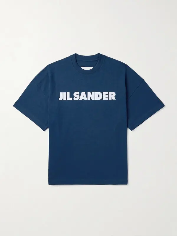 JIL SANDER Logo-print Cotton-jersey T-shirt
