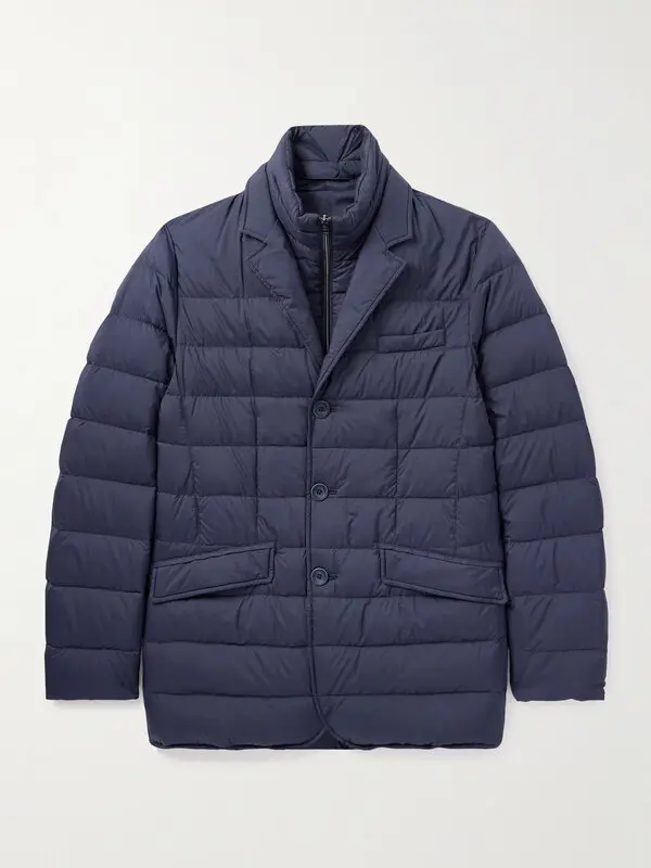 Herno La Giacca Convertible Quilted Nylon Down Jacket