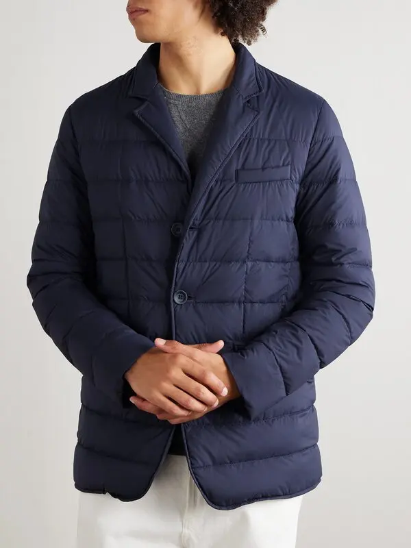 Herno La Giacca Convertible Quilted Nylon Down Jacket