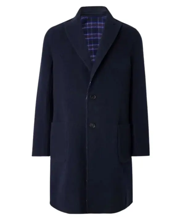 Etro Reversible Wool-blend Felt Coat