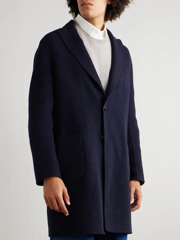 Etro Reversible Wool-blend Felt Coat