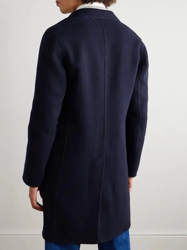 Etro Reversible Wool-blend Felt Coat