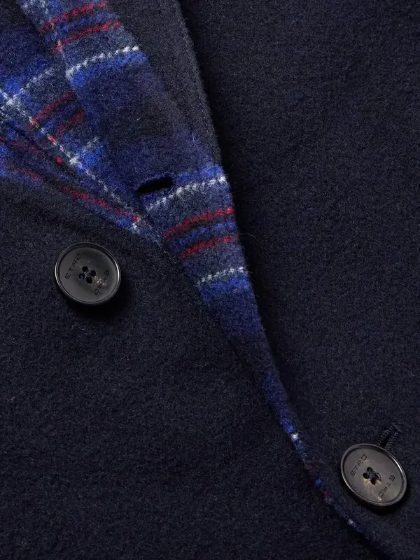 Etro Reversible Wool-blend Felt Coat