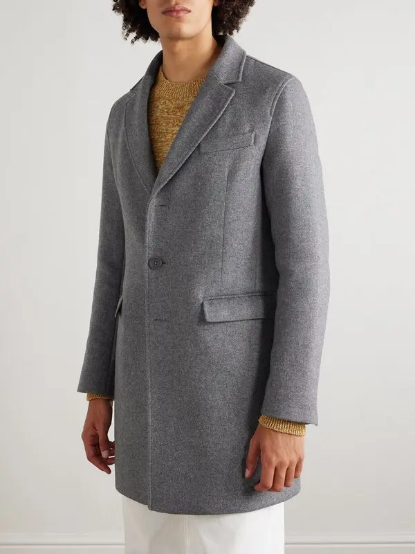 Herno Convertible Padded Wool-blend And Quilted Shell Coat