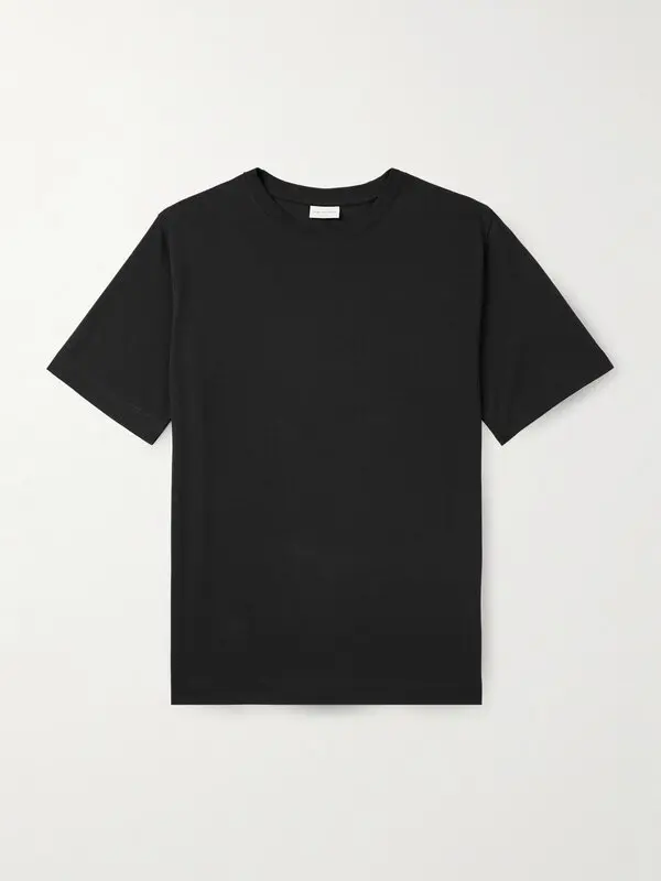 Dries Van Noten Cotton-jersey T-shirt - Black
