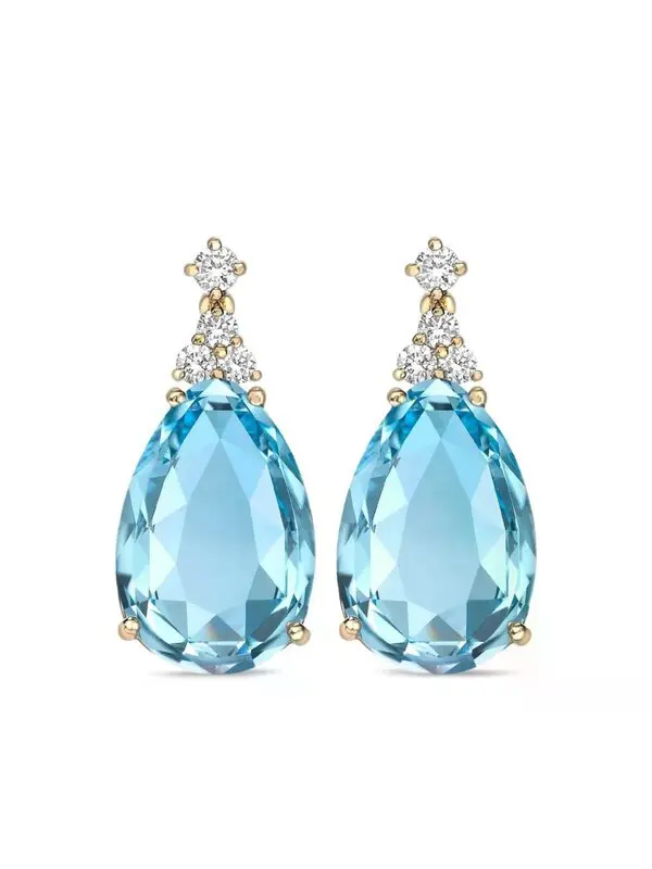 Kiki Mcdonough 18kt Yellow Topaz Earrings - Gold
