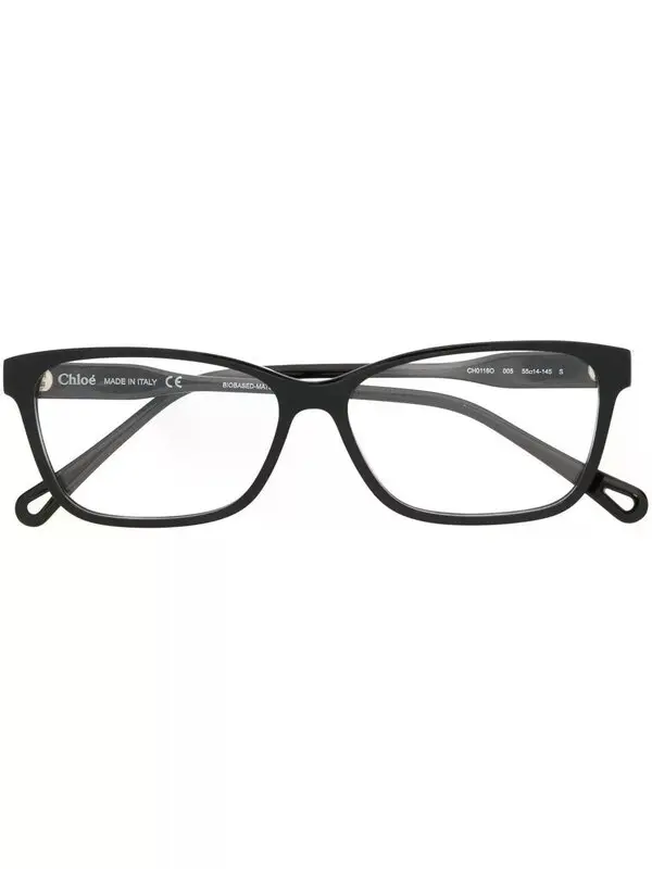 Chloé Square Frame Eyeglasses - Black