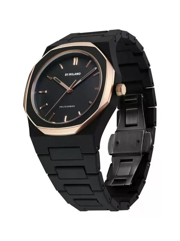 D1 MILANO Polycarbon 40.5mm Watch - Black