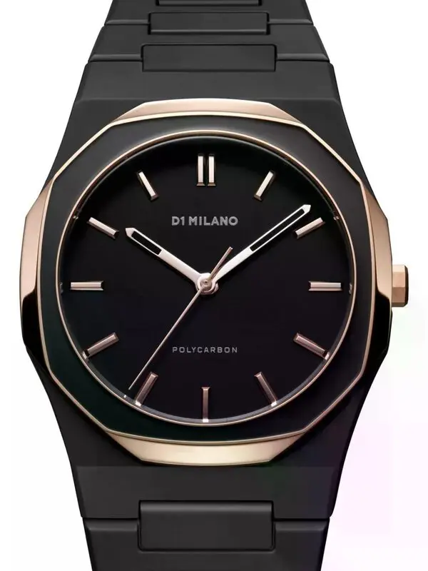 D1 MILANO Polycarbon 40.5mm Watch - Black