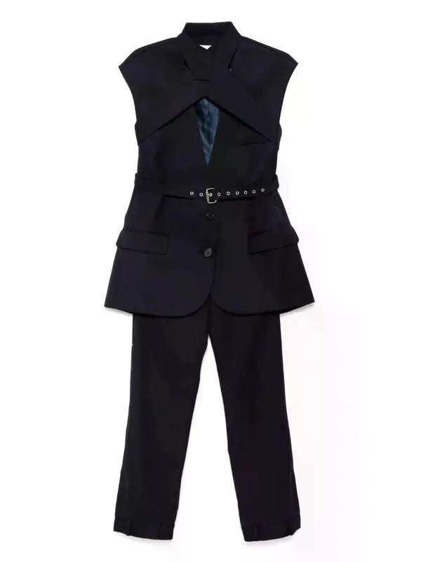 Monse Tailored Deconstructed Trousers - Blue
