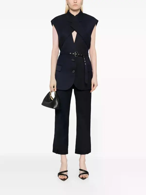 Monse Tailored Deconstructed Trousers - Blue