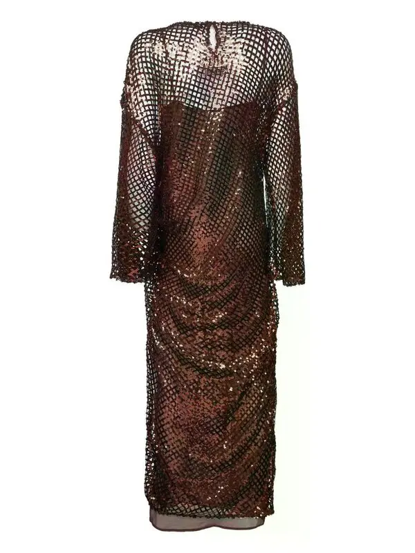 Attico Sequin-embellished Maxi Dress