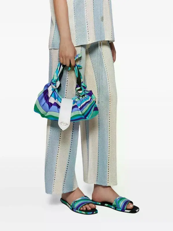 Emilio Pucci Patterned Slip-on Sandals
