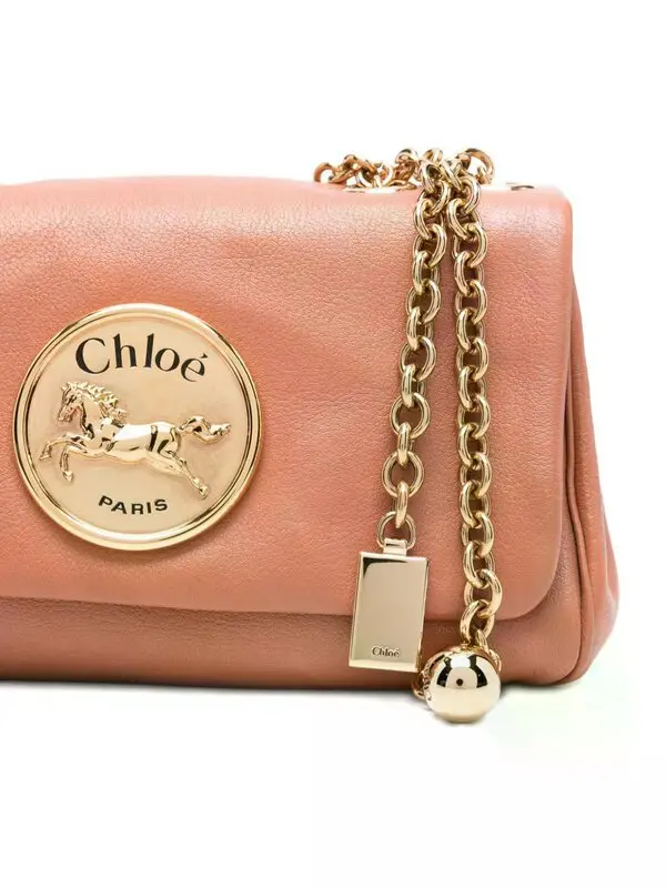 Chloé Heritage Leather Cross Body Bag - Orange