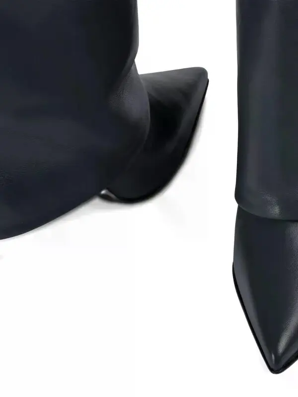 LE SILLA 110mm Andy Leather Cuffed Boots