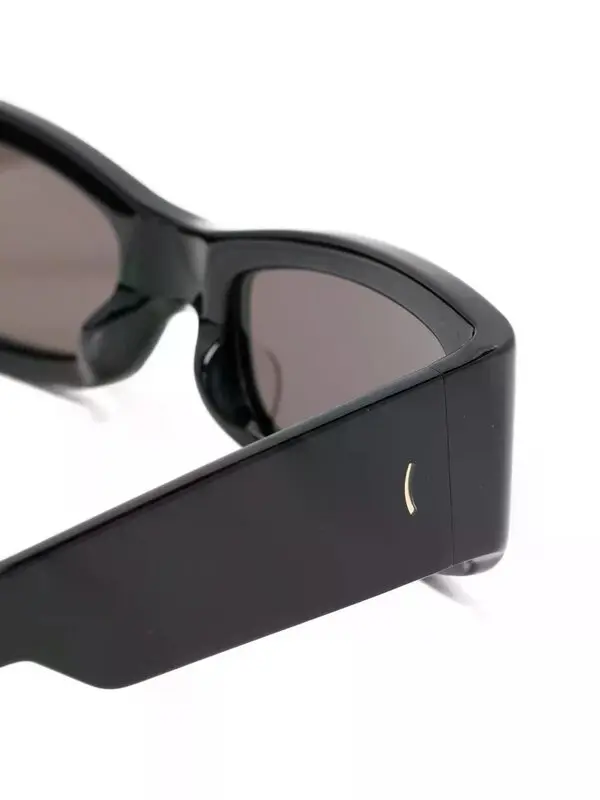FLATLIST Kareem Rectangle-frame Sunglasses - Black