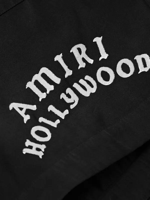 Amiri Straight-leg Modal-blend Drawstring Shorts