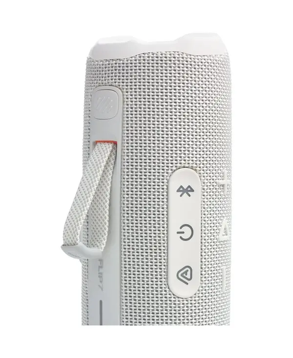 JBL Flip 7 Waterproof Bluetooth Speaker - White