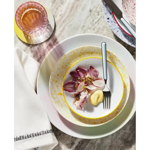 NON SANS RAISON Concorde Salad Plate - Yellow