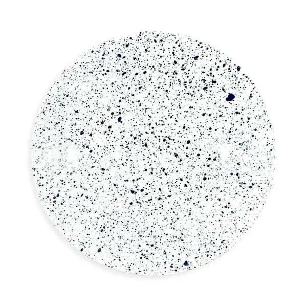 NON SANS RAISON Splash Buffet Plate - Navy Blue