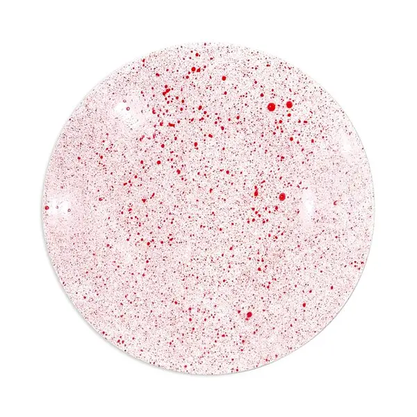 NON SANS RAISON Splash Buffet Plate - Red