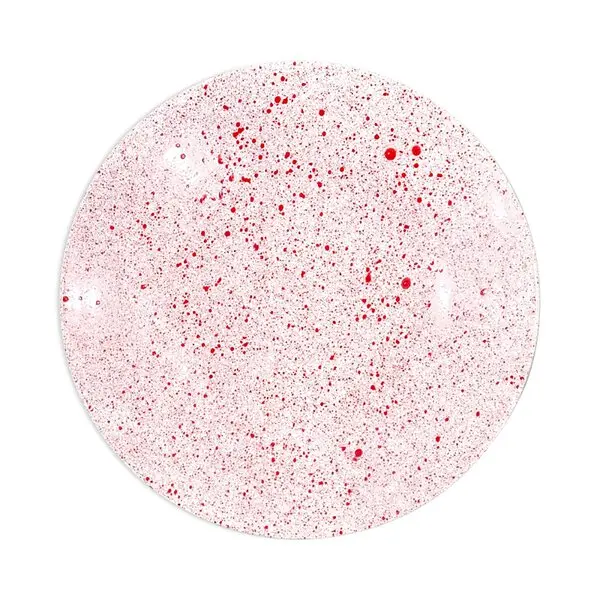 NON SANS RAISON Splash Dinner Plate - Red
