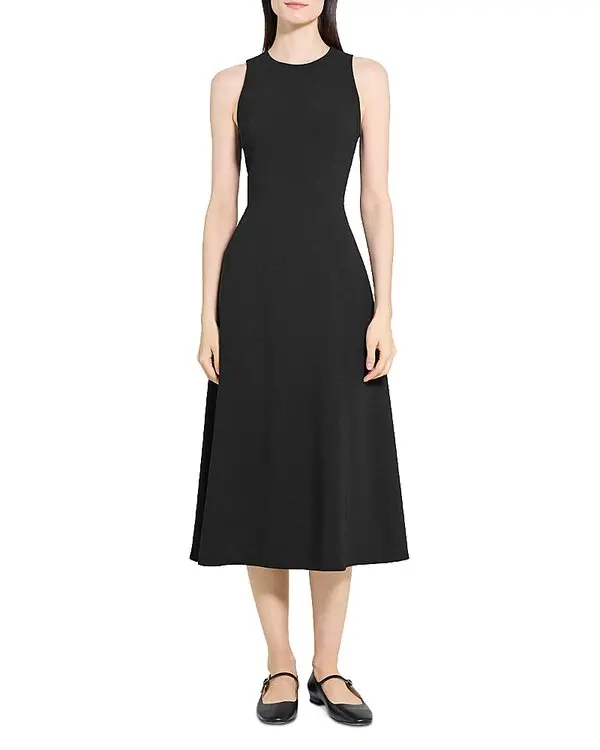 Theory A-line Midi Dress