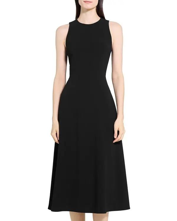 Theory A-line Midi Dress