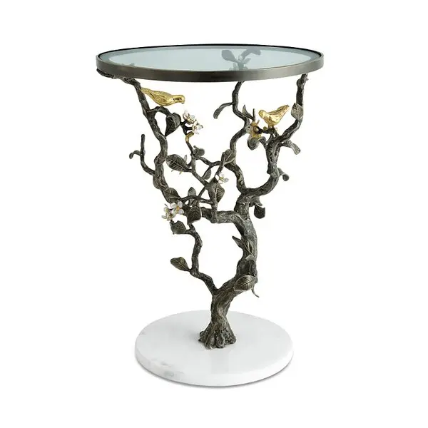 Michael Aram Lovebirds Accent Table