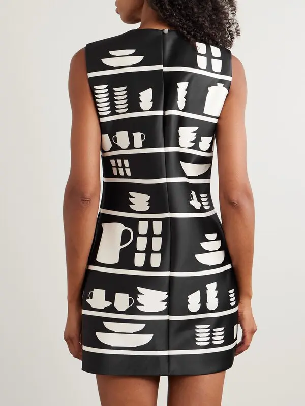 JW Anderson Printed Satin Mini Dress