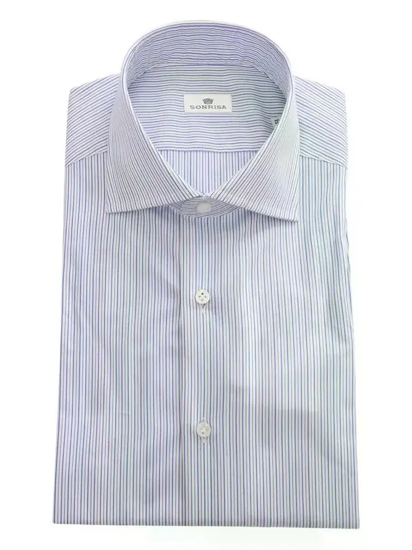 SONRISA Pinstripe Cotton Shirt