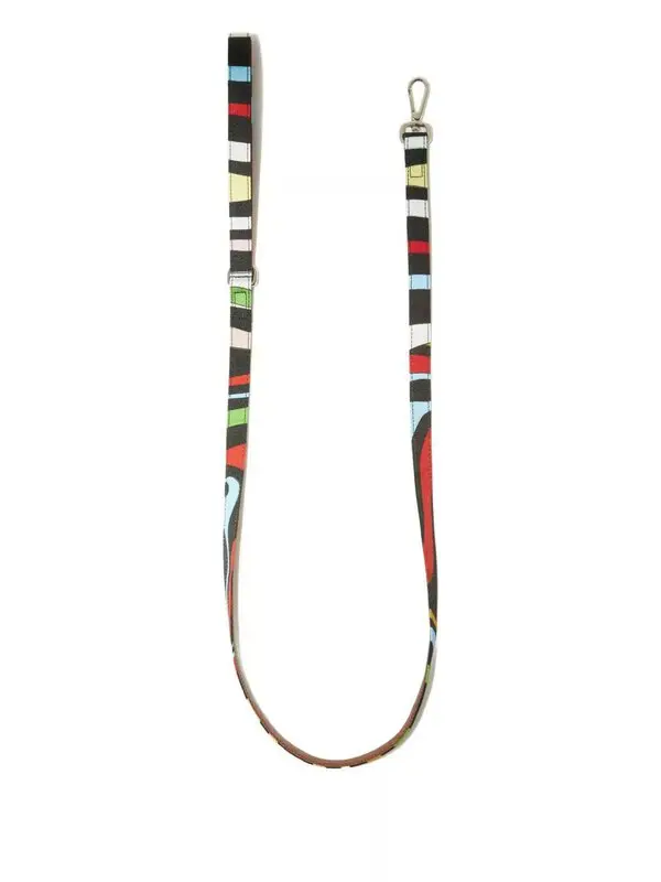 Emilio Pucci Marmo-print Dog Lead - Black