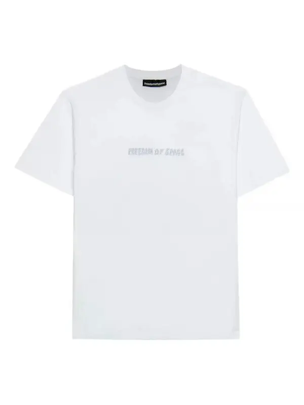 FREEDOM OF SPACE Graphic-print T-shirt - White