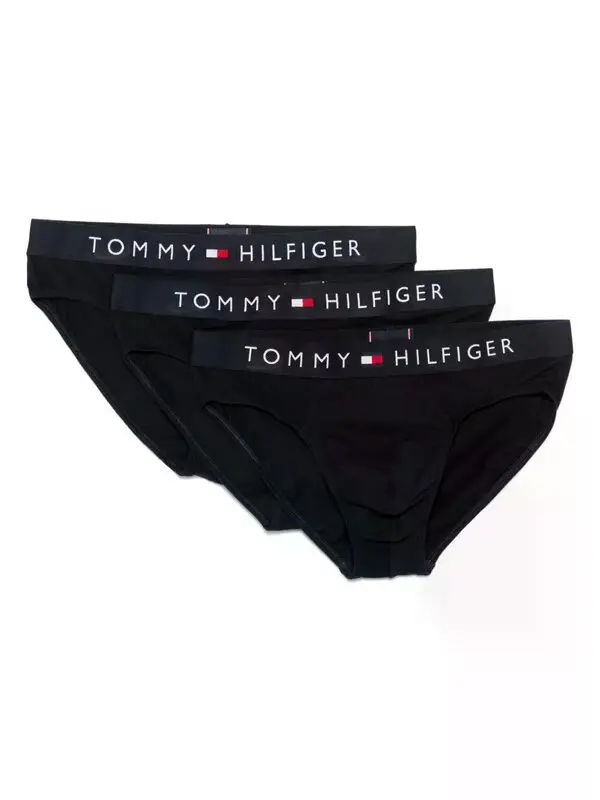 Tommy Hilfiger Logo-print Briefs - Blue