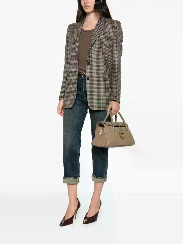 ZANELLATO Small Twist-lock Handbag - Grey