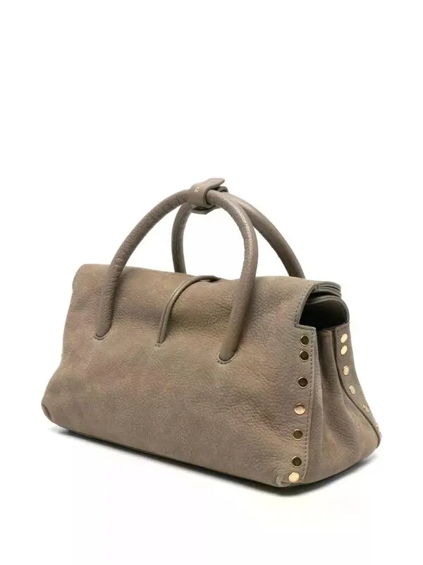ZANELLATO Small Twist-lock Handbag - Grey