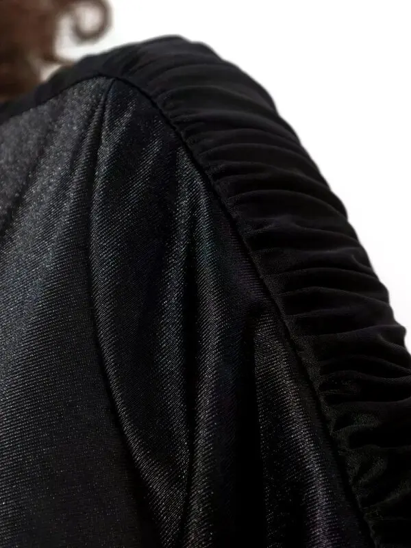Balenciaga Zip-up Sweatshirt With Ruffled Sleeves